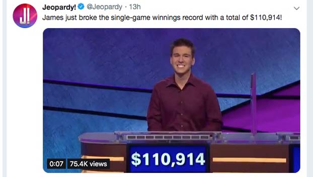 What is one freaking lucky guy? Jeopardy contestant wins more than ...