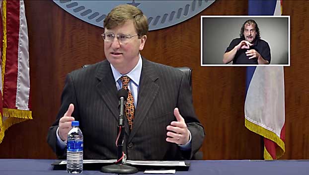 VIDEO: Watch Mississippi Gov. Tate Reeves' Thursday news conference on ...